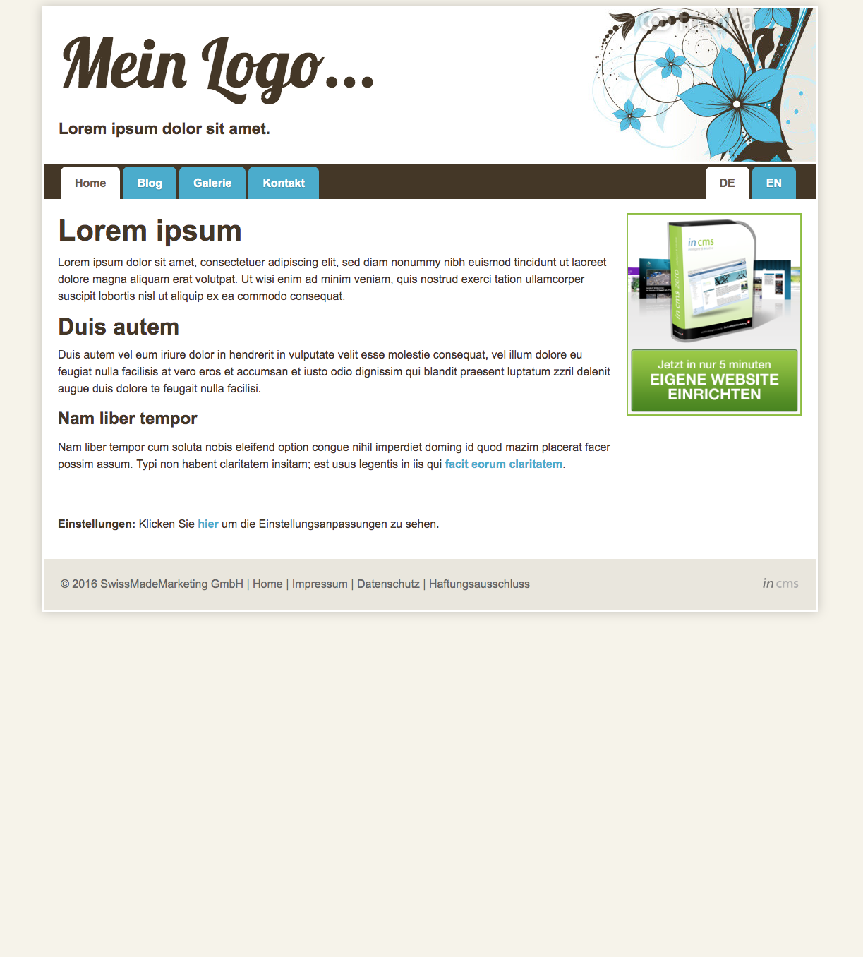 Member Page Templates - inCMS
