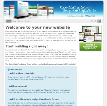 Member Page Templates - inCMS