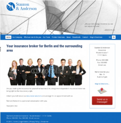 Business Templates - inCMS