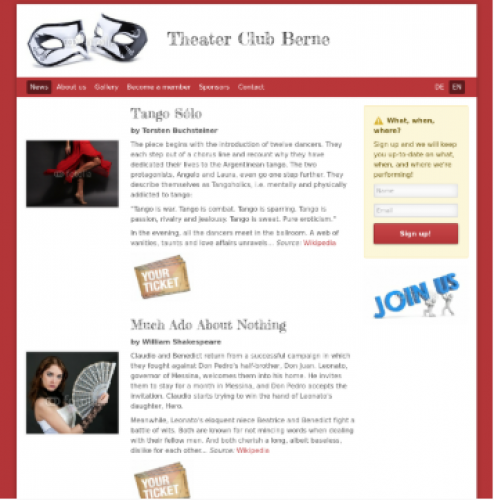 Business Templates - inCMS