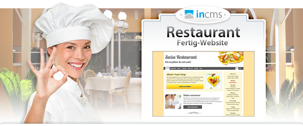 Restaurant Homepage - inCMS