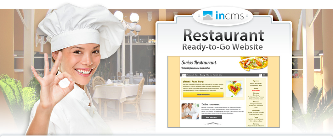 Restaurant Website - inCMS